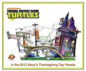 Nickelodeon Teenage Mutant Ninja Turtles Thanksgiving Day Parade Float ...