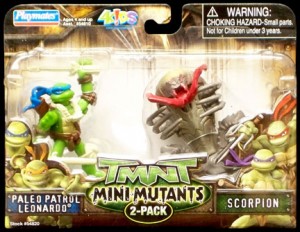 Mini-Mutants Paleo Patrol Leonardo vs. Scorpion – Teenage Mutant Ninja ...