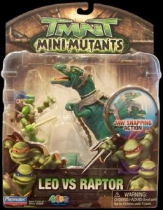 Playmates 2008 – Mini-Mutants Leo vs. Raptor – Teenage Mutant Ninja Turtles